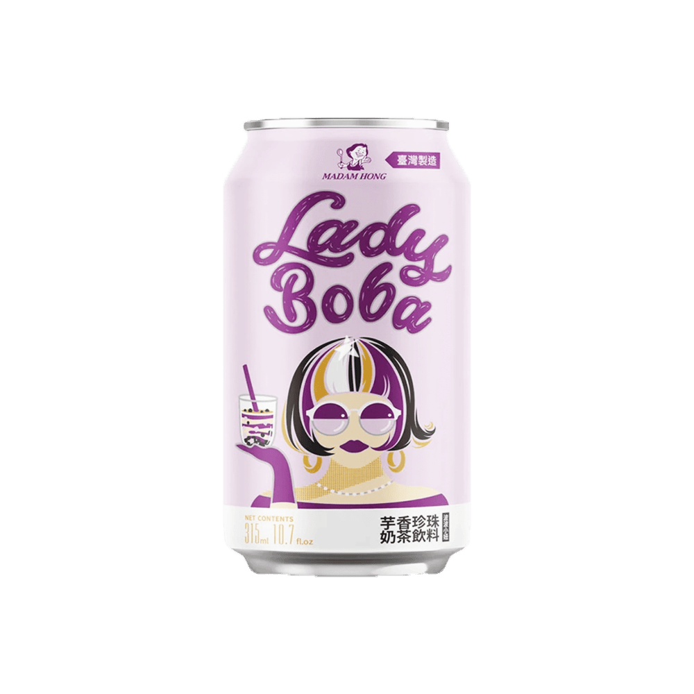 Madam Hong – Pearl Milk Tea Taro 24x315ml – Sunlee Europe