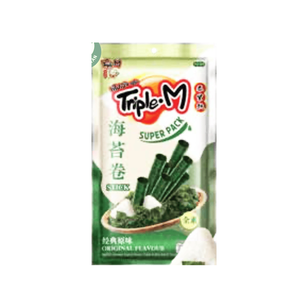 Triple-M – Roasted Seaweed Stick Superpack Original 36x16g – Sunlee Europe