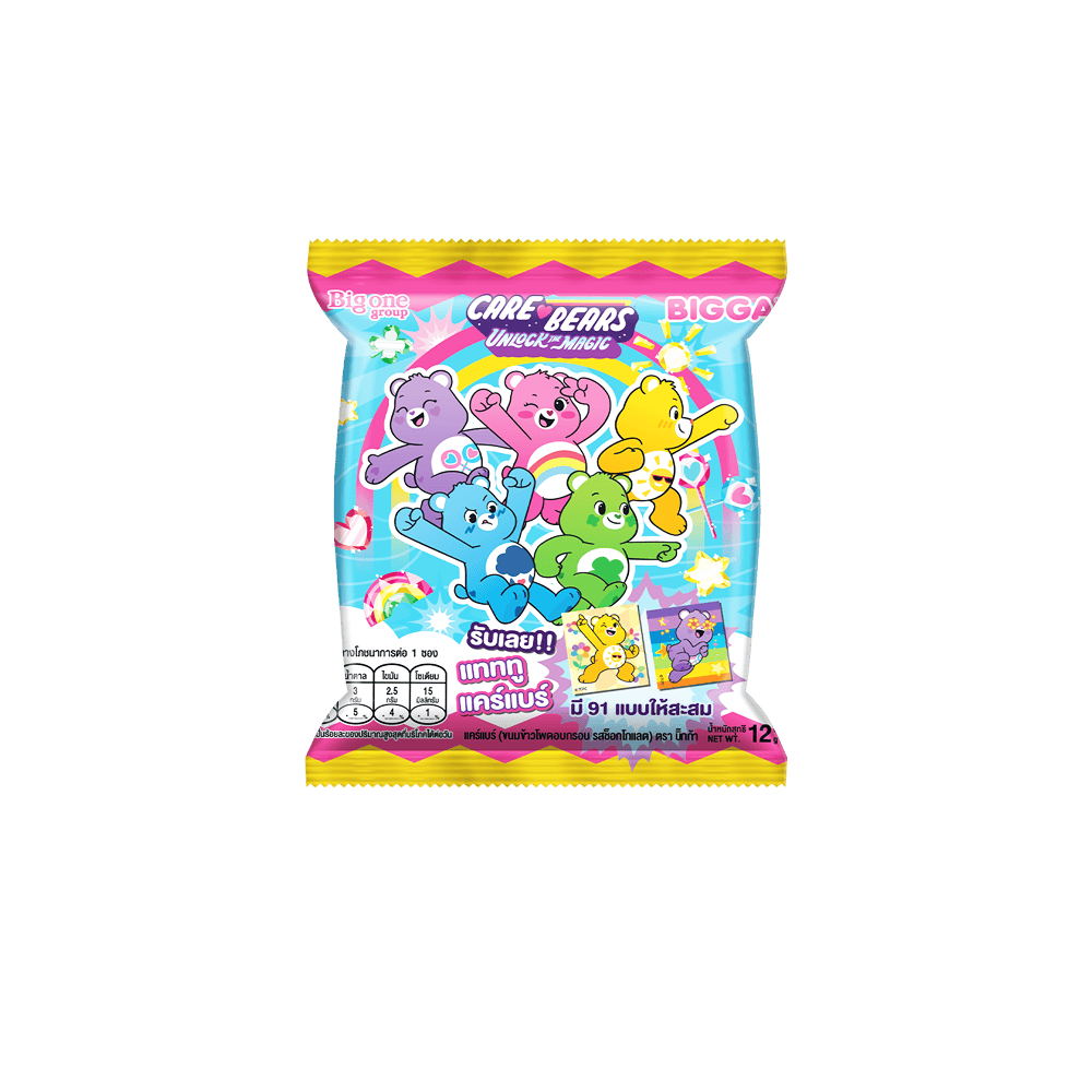 Bigga – Corn Bears Corn Snack Chocolate 144x25g – Sunlee Europe