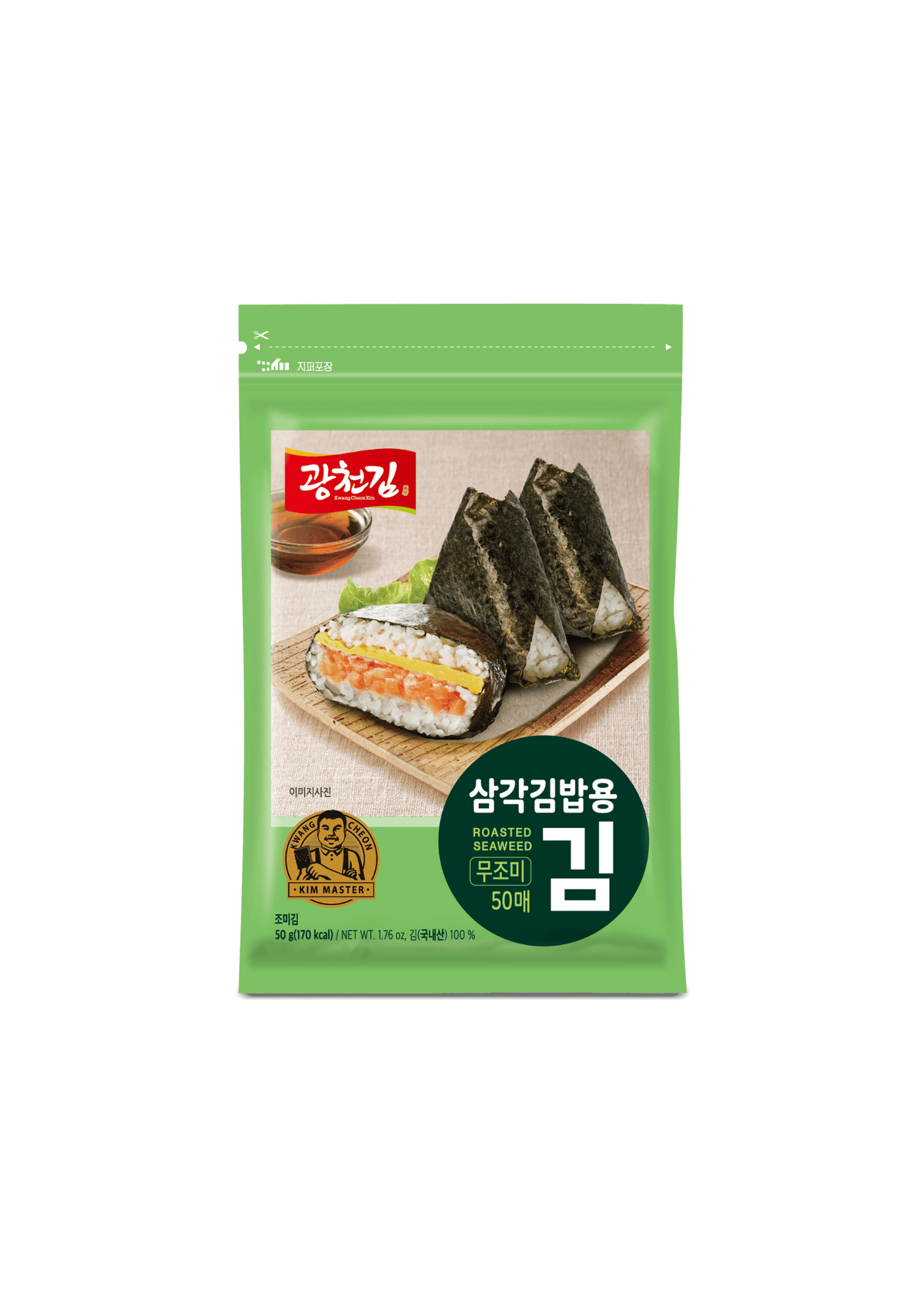 Kwang Cheon Kim – Onigiri Seaweed (50 sheets) – 10x50g – Sunlee Europe